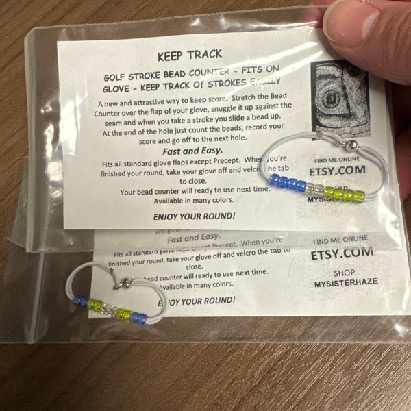KEEP TRACK Golf Stroke Counter - Keep Track of Strokes Easily - New ...