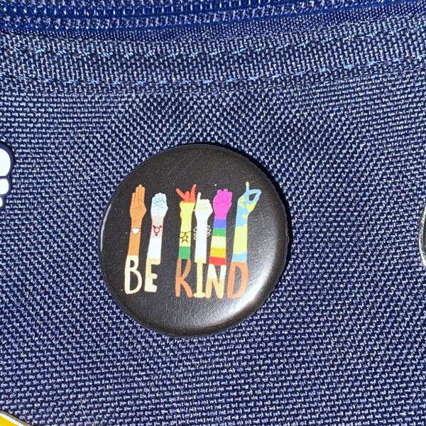 Be Kind Sign Language, Be Kind Sing Language Button Magnet, Trans Be ...