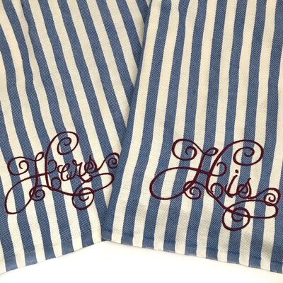 His Calligraphy Script Embroidery Design for Machine - Etsy