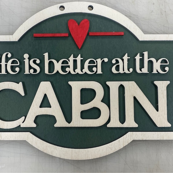 Cabin Life Sign SVG Set|gone Fishing SVG| Laser Cut Fishing | Glowforge ...