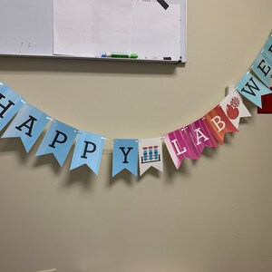 Lab Week Banner Printable / Printable Happy Lab Week 2022 Banner ...