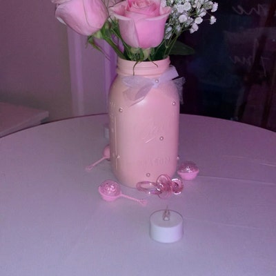 Minnie Mouse Mason Jar Minnie Mouse Centerpiece Minnie Mouse - Etsy