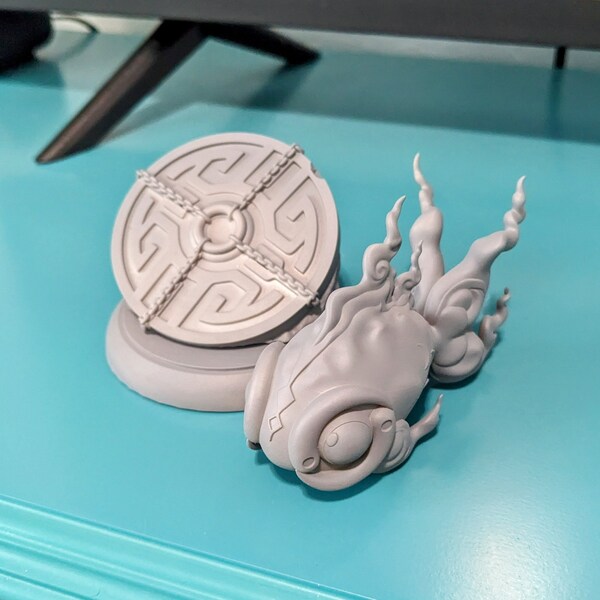 Chi-yu the Ruinous Pokémon - 3D Printed Unpainted Figure - Etsy
