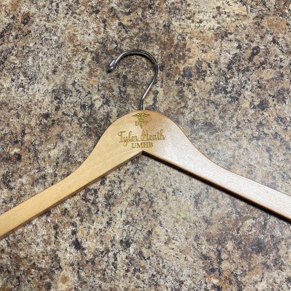 Physical Therapy Student White Coat Ceremony, White Coat Hanger ...