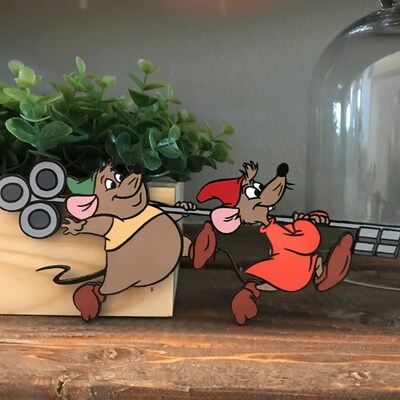 NEW / IMPROVED Cinderella's Jaq & Gus Running With the Key - Etsy