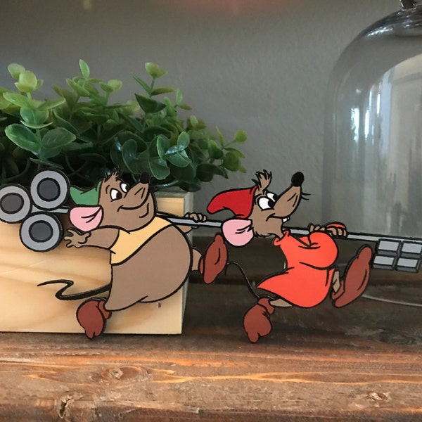 NEW / IMPROVED Cinderella's Jaq & Gus Running With the Key - Etsy
