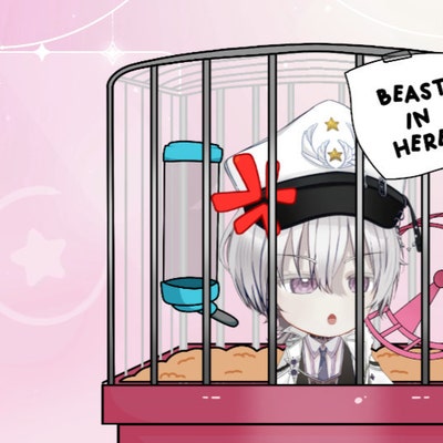 Vtuber / Pngtuber HAMSTER CAGE Funny Stream Overlay/assets Veadotube ...