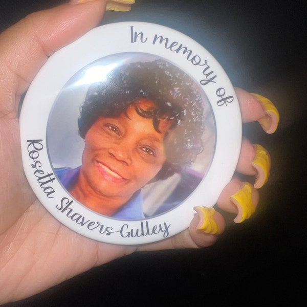 Big Photo Pin Button, Large Button With Picture, 3.5 Inch Image Pinback ...