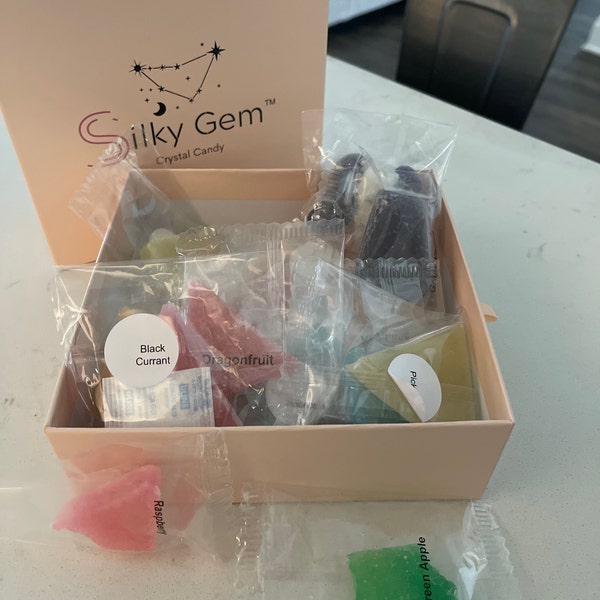 Edible Treasure Box, Kohakutou Candy Box, Crystal Candy, Edible Gem ...