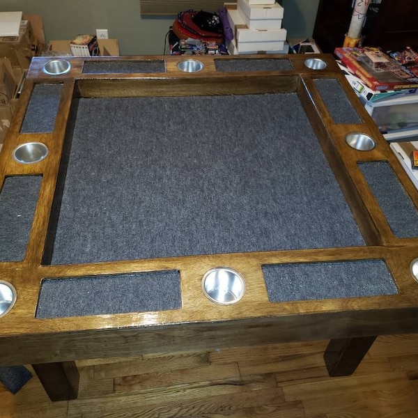 Board Game Table With Removable Topper, RPG Gaming Table, Convertible ...