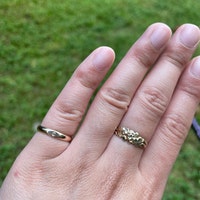 Pinky Initial Ring, Personalized Signet Ring, Custom Pinky Ring, Gold ...