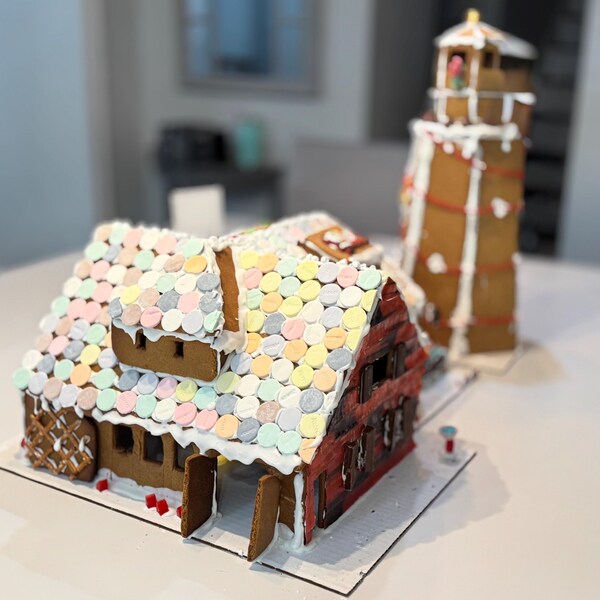 Barbie Dreamhouse - Gingerbread Template (printable) - Etsy