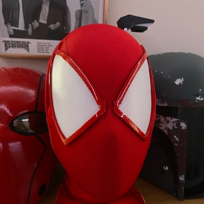 Scarlet Spider Ps 4 Shell and Lenses With Cloth Mask - Etsy