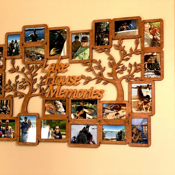 Large Picture Frame Collage Big Photo Frame Family Tree Collage Custom ...