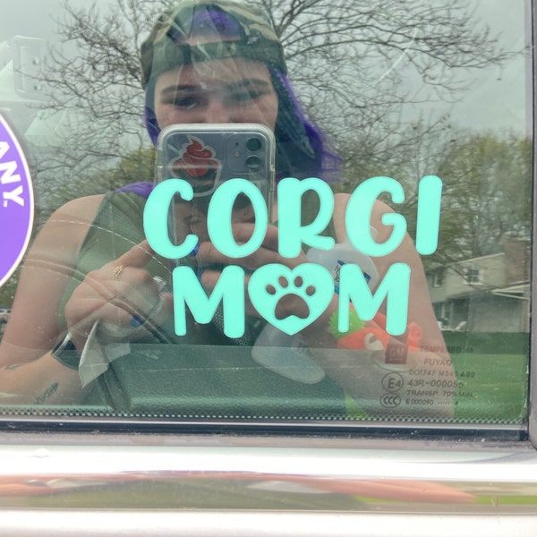 Yorkie Mom Decal - Dog Mom Decal - Yorkie Mom - Fur Mama - Car Decal ...