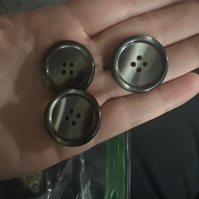 Tiny Vintage Fish Eye Creamy Pearlized Buttons 3/8 About 9mm Pearlized ...