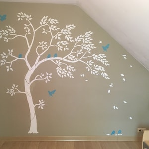 Tree Stencil Pack Large Tree Stencils Wall Stencils Wall Decor Mural ...
