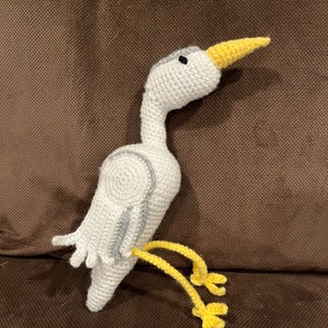 PATTERN, Hermes the Heron, Amigurumi Plush Crochet Pattern in PDF ...