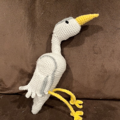 PATTERN, Hermes the Heron, Amigurumi Plush Crochet Pattern in PDF ...