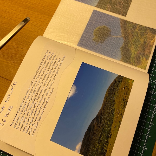 Small Traditional Book Bound Photo Album With Opaque Glassine ...