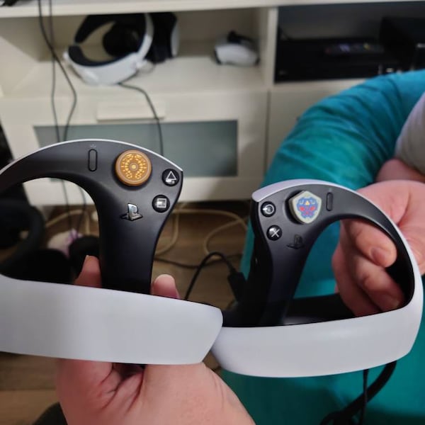 Thumb Grips - Nintendo Switch/oled - Violet & Pink Chonky Stars - Thick ...