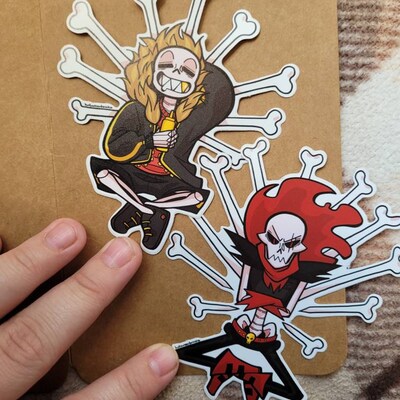 Undertale AU Stickers Undertale, Underfell, Underswap, Horrortale - Etsy