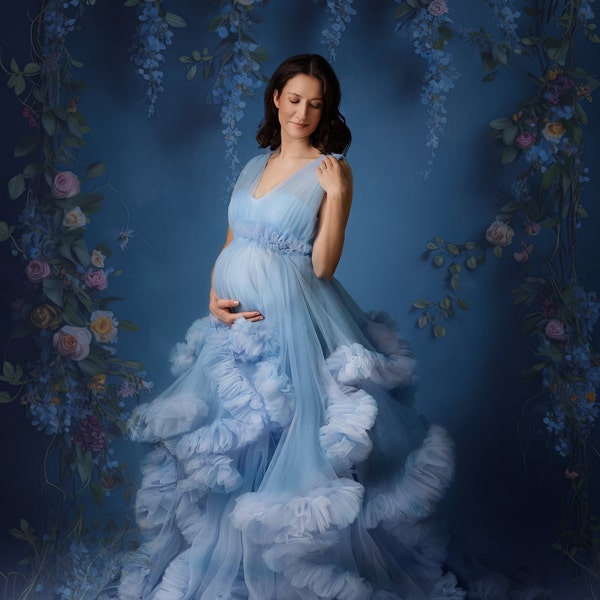 Dark Studio Wall Backdrop, Maternity Digital Backdrops, Studio Overlays ...