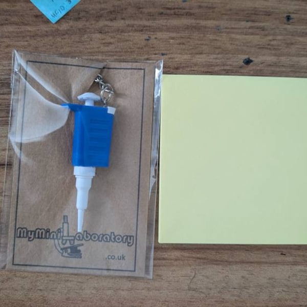Pipette Keychain With Personalisation Science Keyring - Etsy