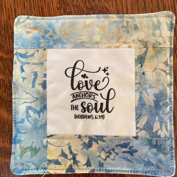 Christian Women Quilt Square Set - 17 Precut Bible & Faith Quotes ...