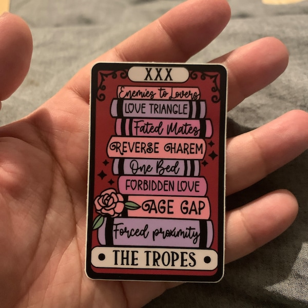 The Tropes Sticker, Book Tropes, Reverse Haram Sticker, Enemies to ...