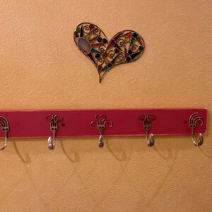 3 Personalized Spoon Hooks and 4 Funky Fork Hooks Coat Rack | Etsy