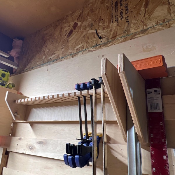 DIY French Cleat Clamp Rack Bundle - Digital Build Plans / Woodworking ...
