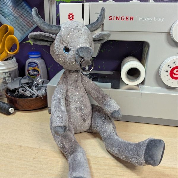 Goat Doll Sewing Pattern With Dress, Skirt, and Apron Patterns PDF - Etsy