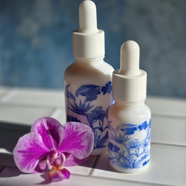 Set of 4 Glass Mini Dropper Bottles | Superior Quality 2ml Glass Bottle ...