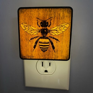 The Bee Night Light Garden Insect Bug Bugs Lantern - Etsy