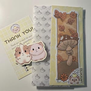 Bumble Bee Bookmark Illustrated Bookmarks Spring Summer Bookmarks Cosy ...