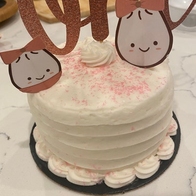 Boho Dumpling Baby Shower Theme Invitations, Girl, Dim Sum Baby Shower ...