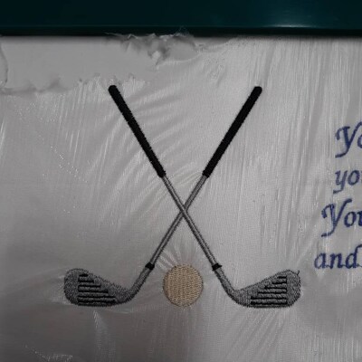 Golf Embroidery Design. Golf Club Embroidery Design. Golf Clubs ...