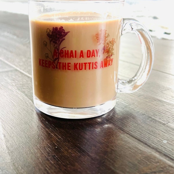 Chai Happens Mug| Desi Gifts| Coffee Mug| South Asian Gifts| Gujarati ...