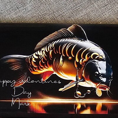 Stunning Digital Carp Artwork High-resolution Fishing Wall Art ...