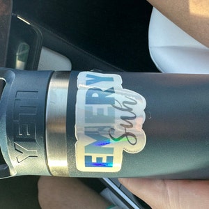 Personalized Name Sticker, Custom Name Sticker, Colorful Name Sticker ...