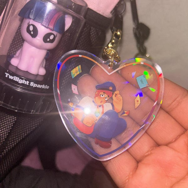 Eddie Dear (welcome Home) Two-sided Holographic Charm - Etsy
