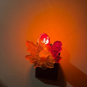 Maple Leaf Night Light - Etsy