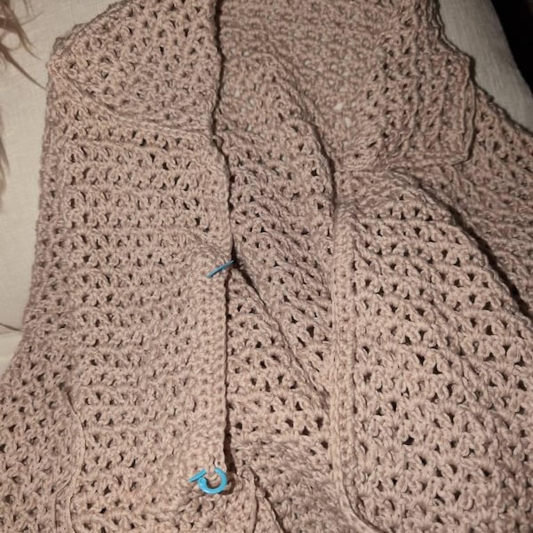 Crochet Chevron Cardigan Written Pattern PDF (eng) - Etsy