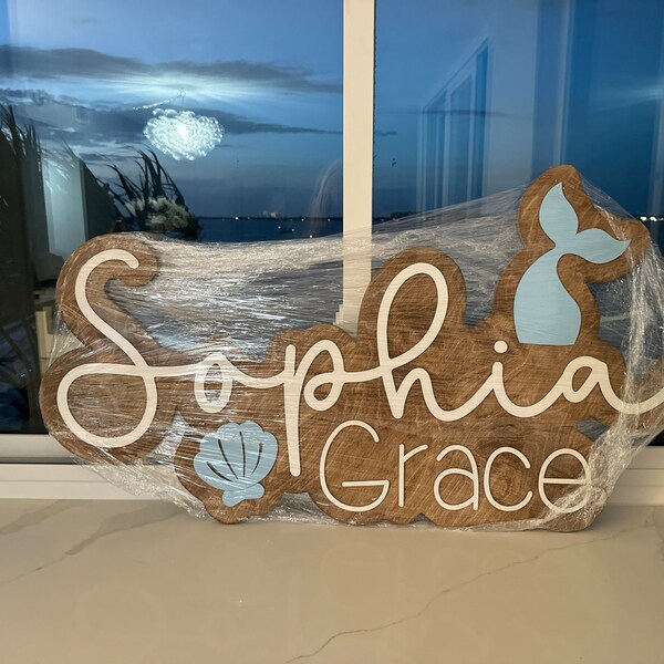 Custom Wood Name Sign | Boho Name Sign | Girl Name Sign | Above Crib Sign | Baby Shower Gift ...