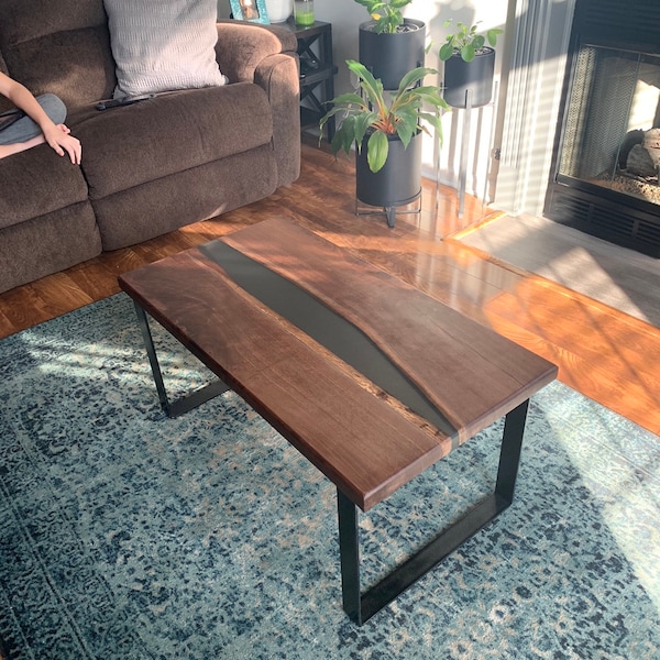 Cedar Live Edge River Table - Etsy
