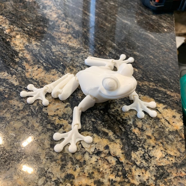 Cute Flexi Print-in-place Frog STL File for 3D Printing - Etsy