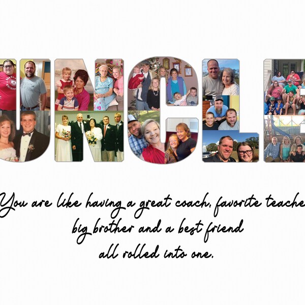 Personalized Gift Ideas for Teacher, Editable Teacher Photo Collage ...