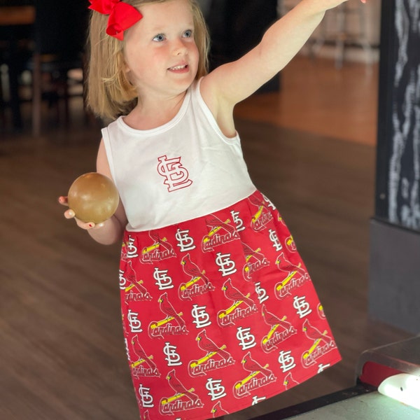 St. Louis Cardinals Dress, Stl Cardinals Baby Dress, Baby Dress ...