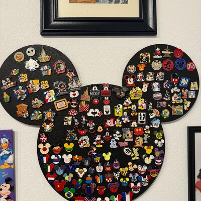 Mickey Mouse Cork Boards. Mickey Pin Display. Disney Pin Board, Mickey ...